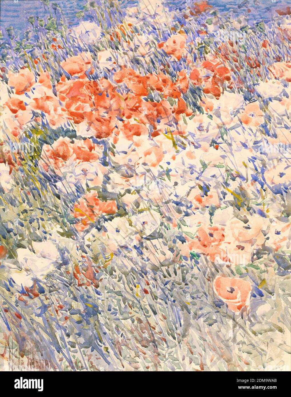 The Island Garden 1892 American Impressionist Painting by Childe Hassam ...
