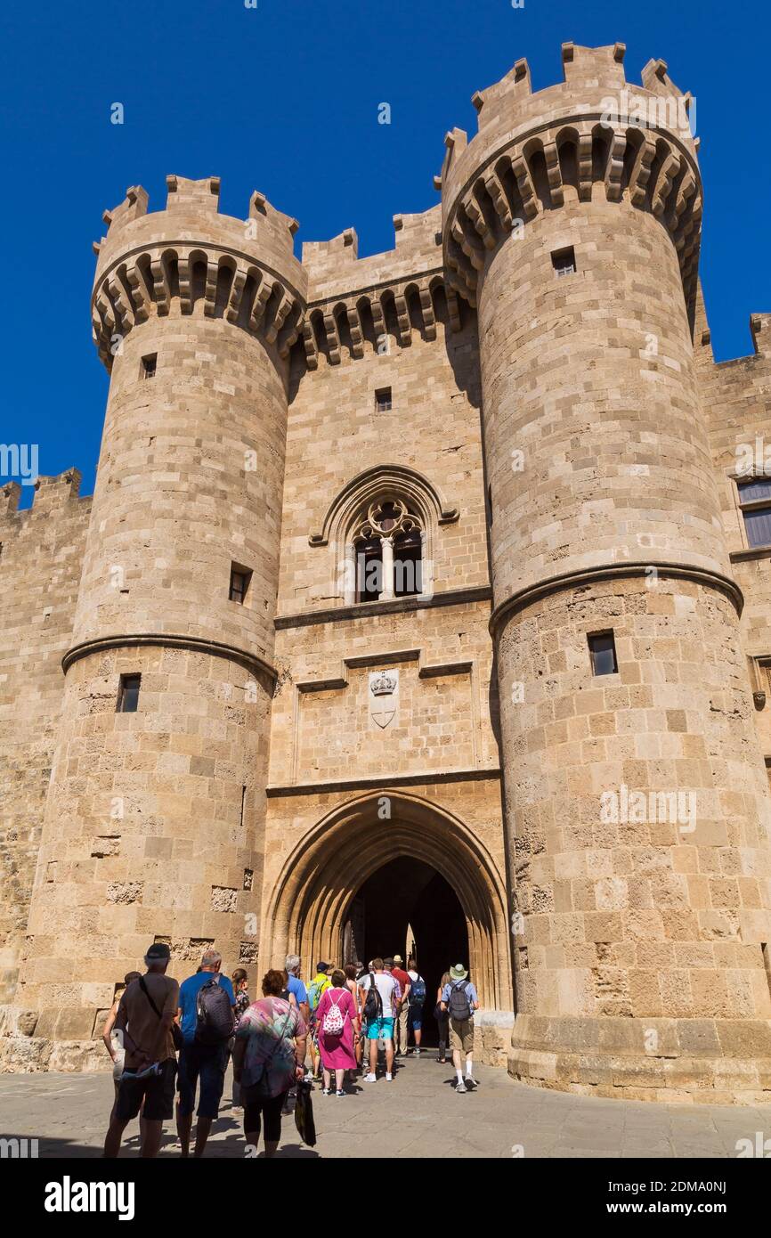 The medieval Palace of the Grand Master of the Knights of Rhodes ...