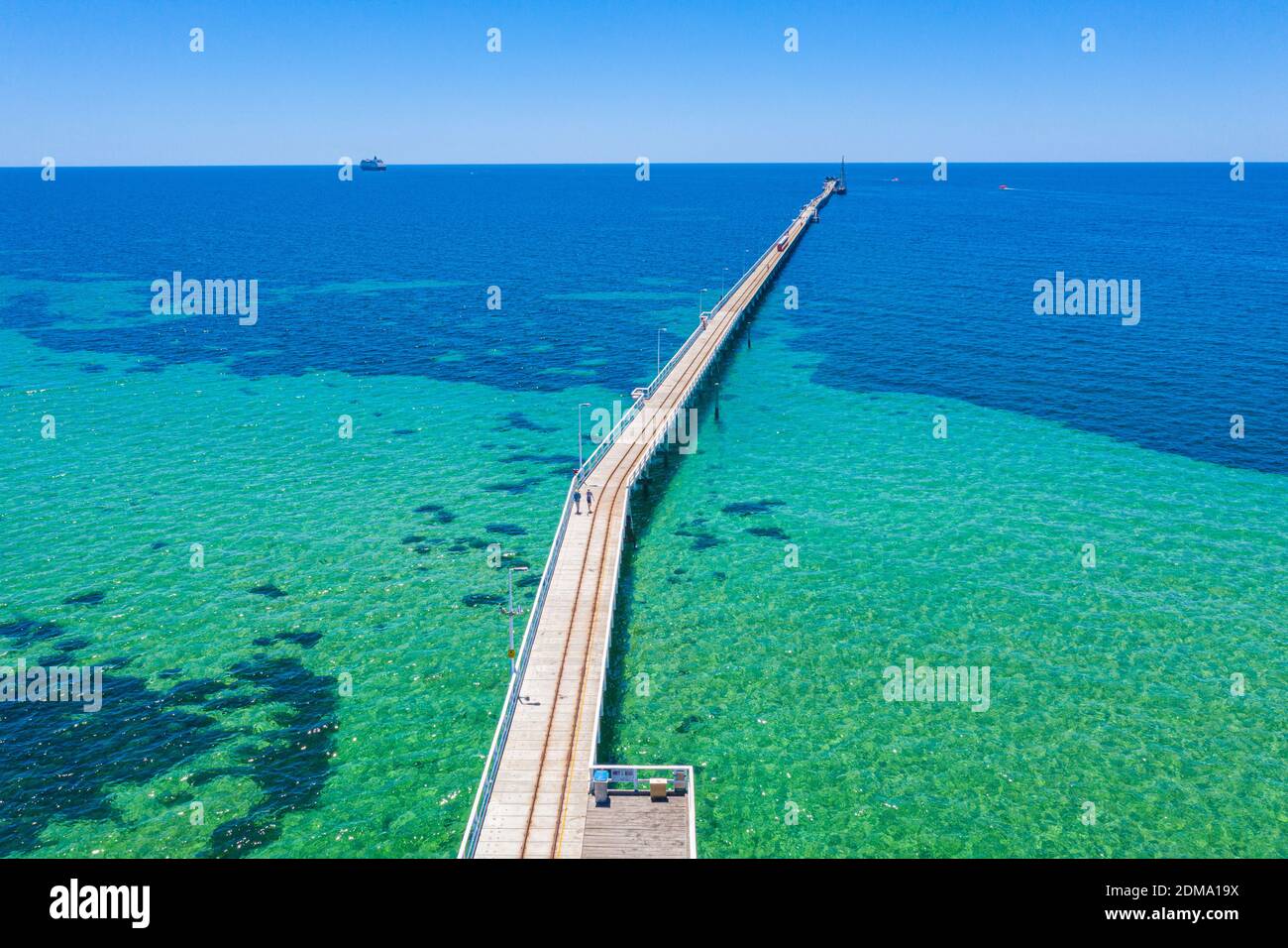 Aerial view of Busselton jetty in Australia Stock Photo - Alamy