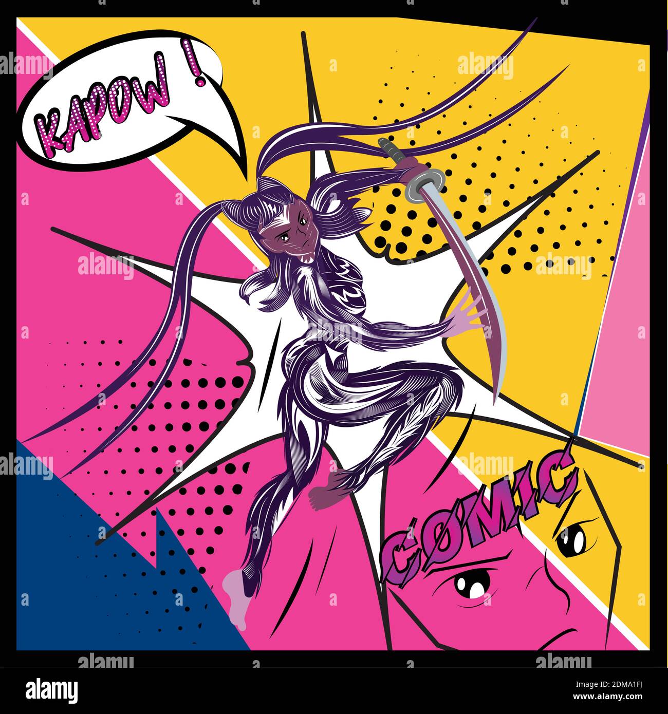 Warrior woman cartoon Stock Vector Image & Art - Alamy