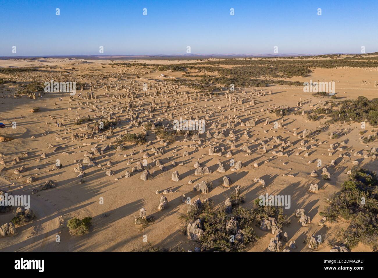 Sunset over the Pinnacles desert in Australia Stock Photo - Alamy