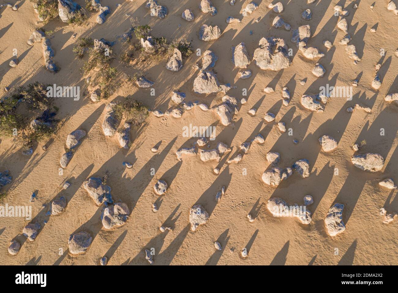 Sunset over the Pinnacles desert in Australia Stock Photo - Alamy