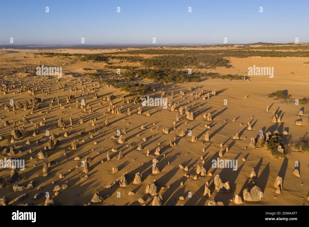Sunset over the Pinnacles desert in Australia Stock Photo - Alamy