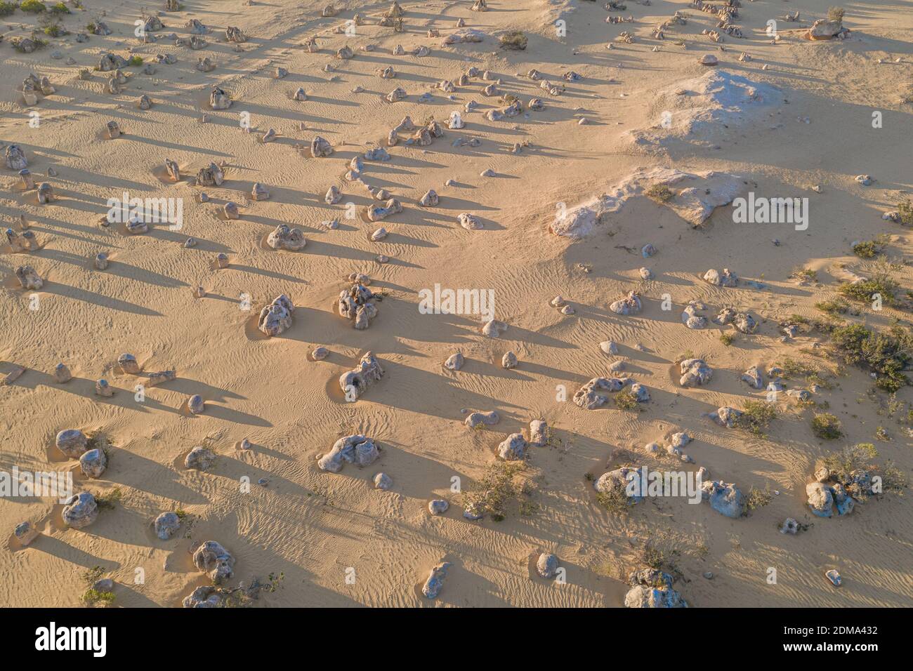 Sunset over the Pinnacles desert in Australia Stock Photo - Alamy