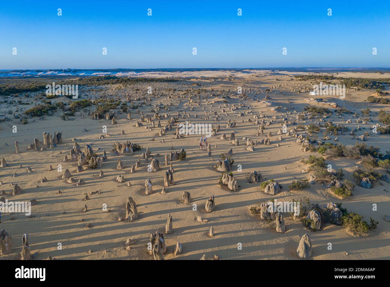 Sunset over the Pinnacles desert in Australia Stock Photo - Alamy