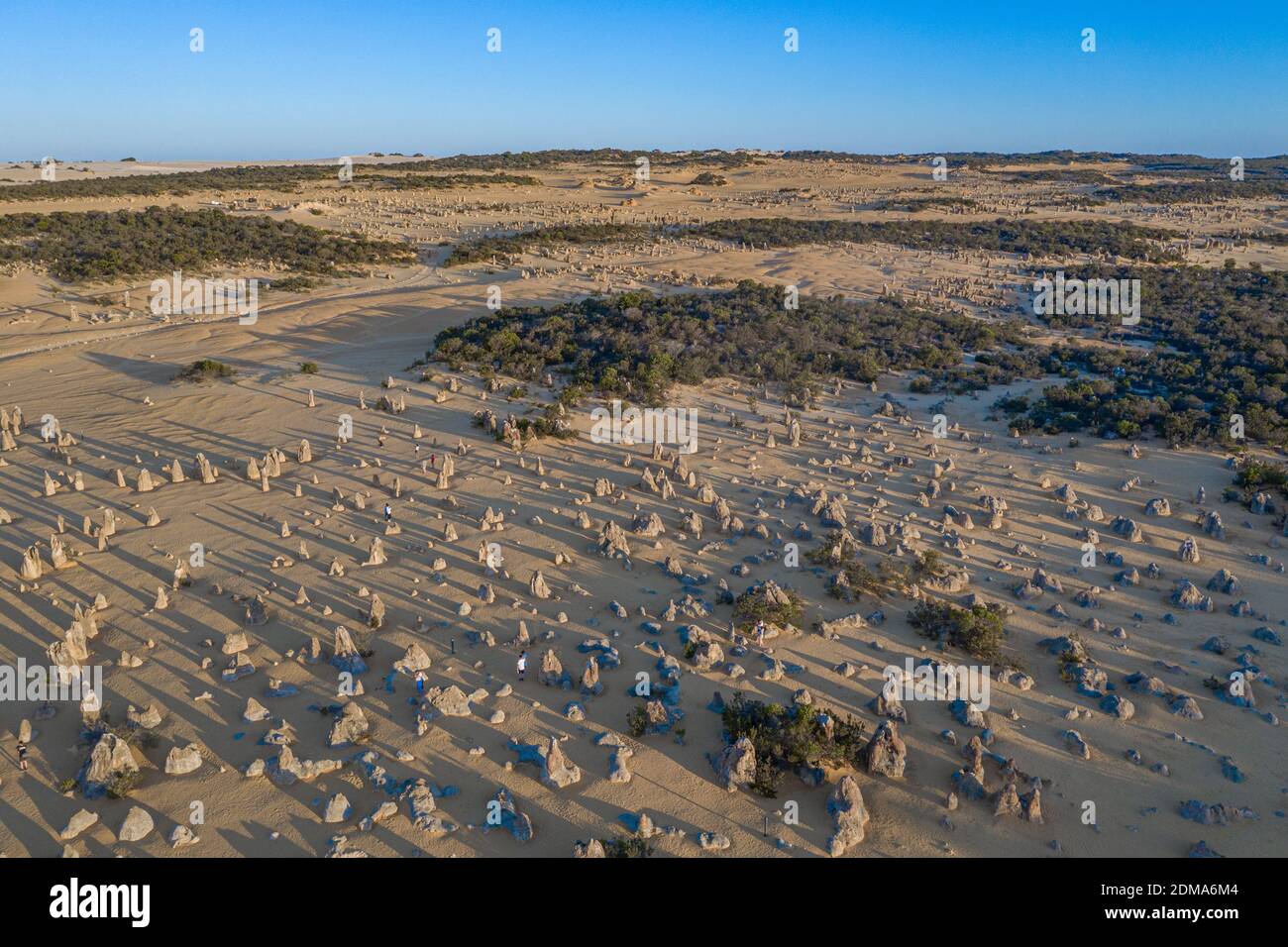 Sunset over the Pinnacles desert in Australia Stock Photo - Alamy
