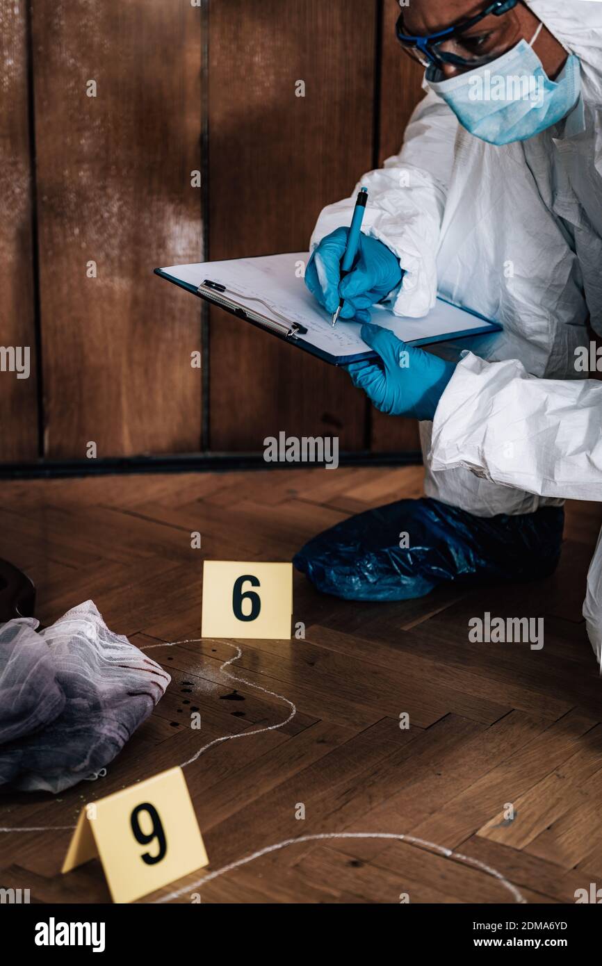 Crime Scene Evidence High Resolution Stock Photography and Images - Alamy