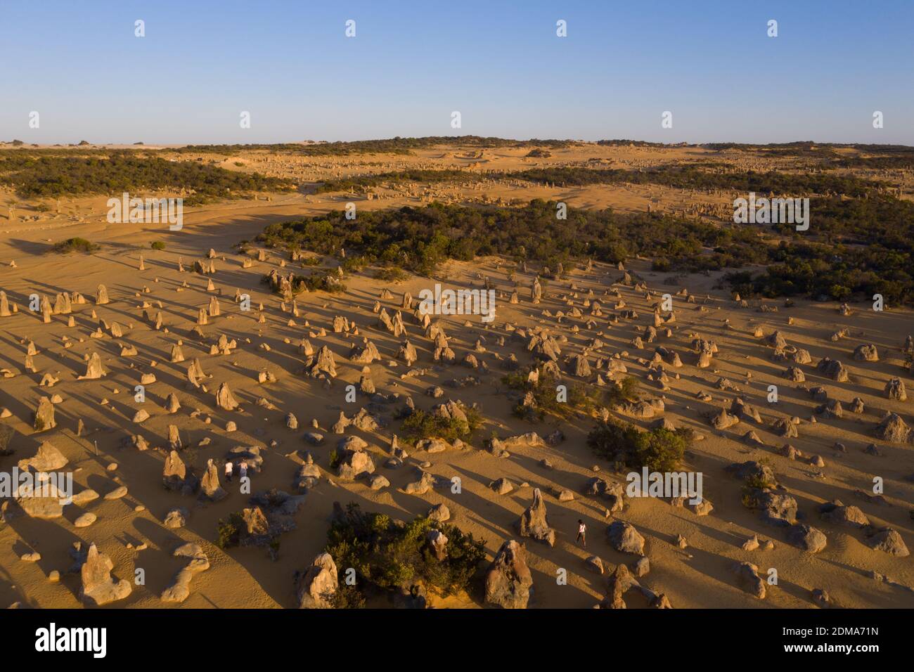 Sunset over the Pinnacles desert in Australia Stock Photo - Alamy