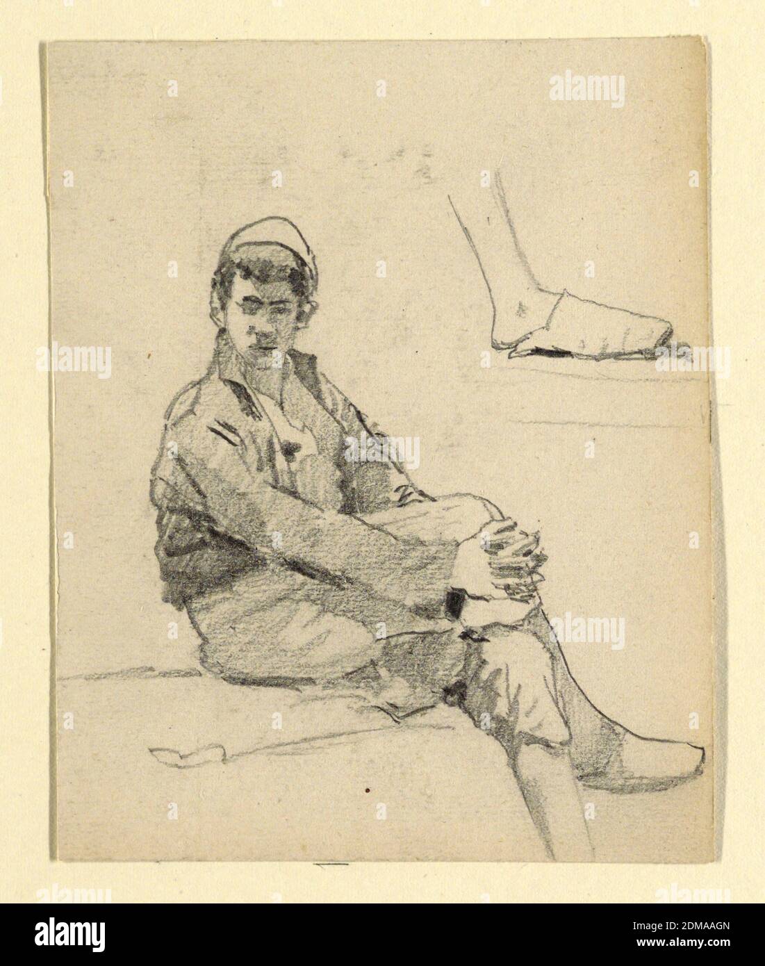 Obverse: A seated young Moor (?), Howard Russell Butler, American, 1856 ...