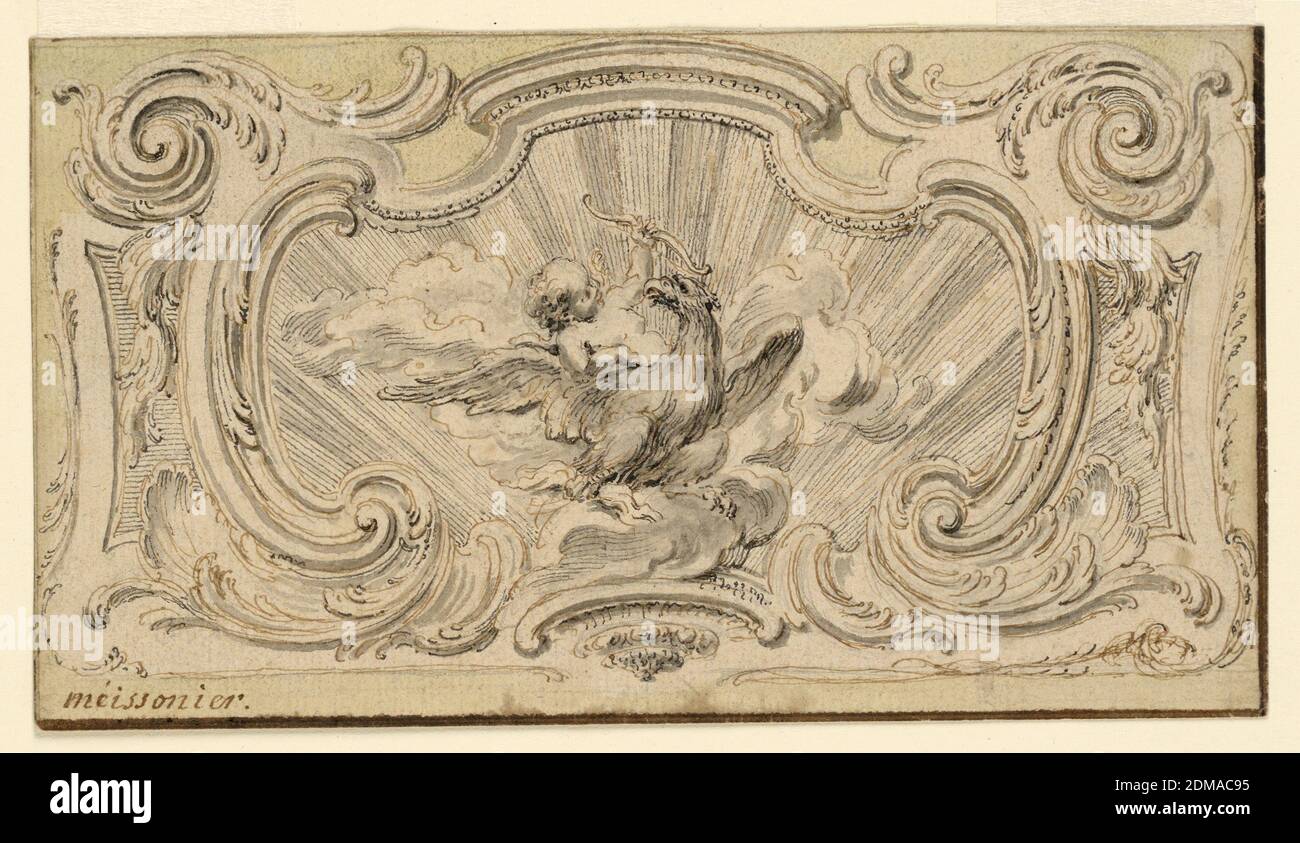 Rocaille cartouche frame hi-res stock photography and images - Alamy