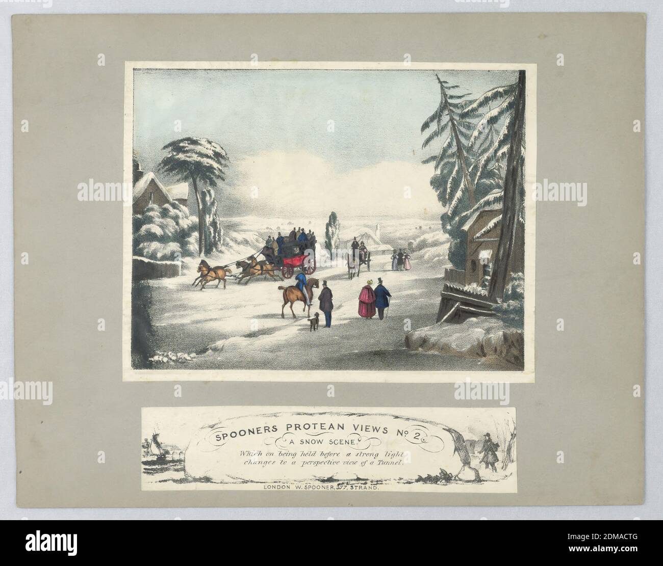 Optical Toy: 'A Snow Scene', William Spooner, England, active 1830 ...