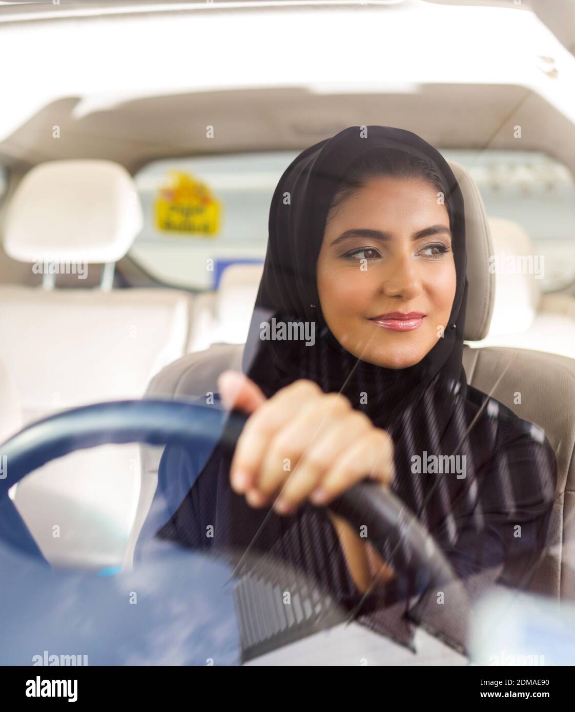 Saudi car woman hi-res stock photography and images - Alamy