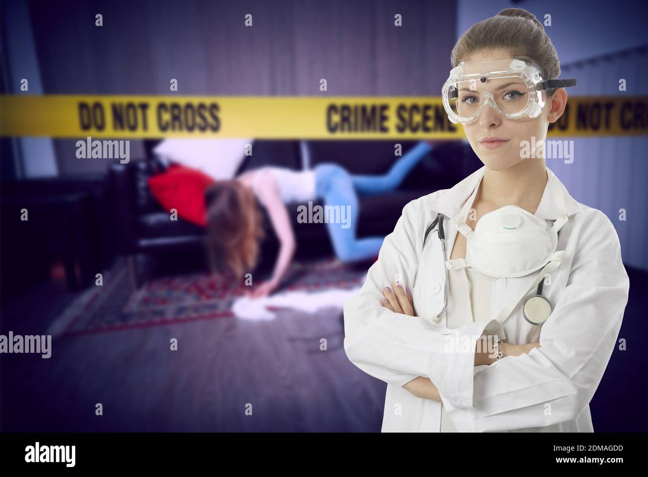 Crime scene cordon tape hi-res stock photography and images - Alamy