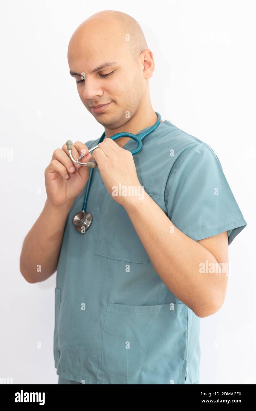 Bald Doctor High Resolution Stock Photography and Images - Alamy
