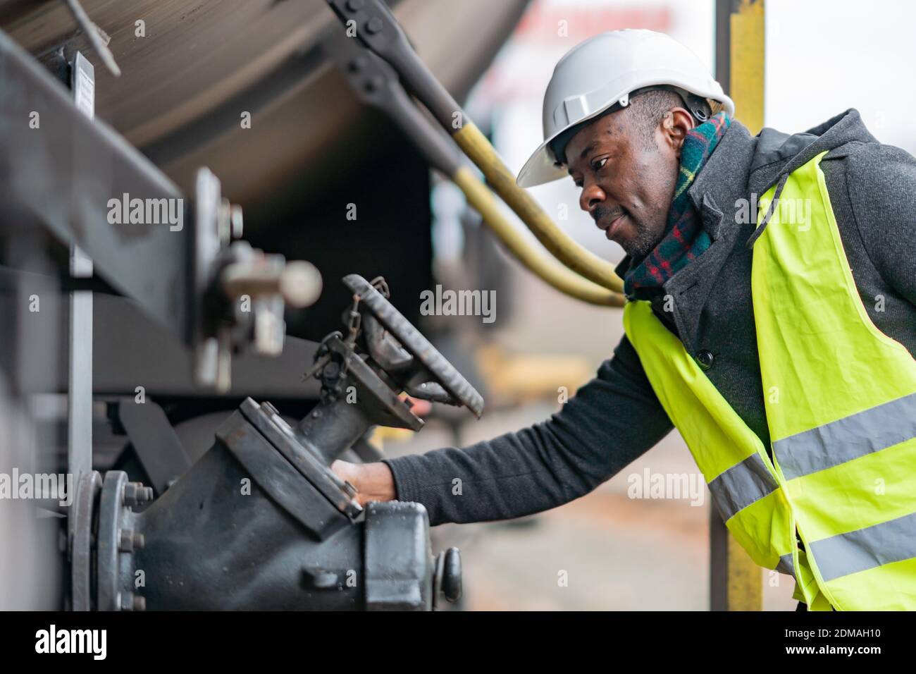African train engineer hi-res stock photography and images - Alamy