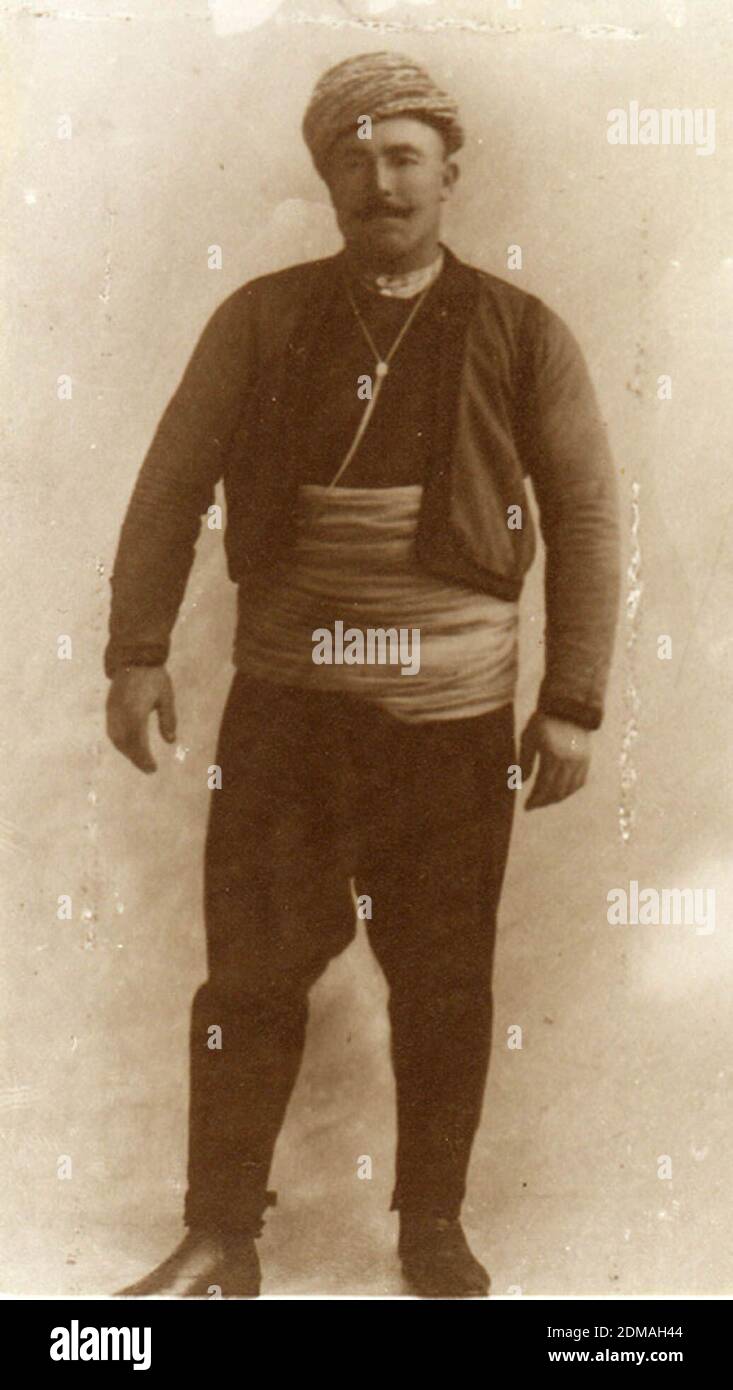 Depicted person: Yusuf İsmail – Turkish professional wrestler Stock ...