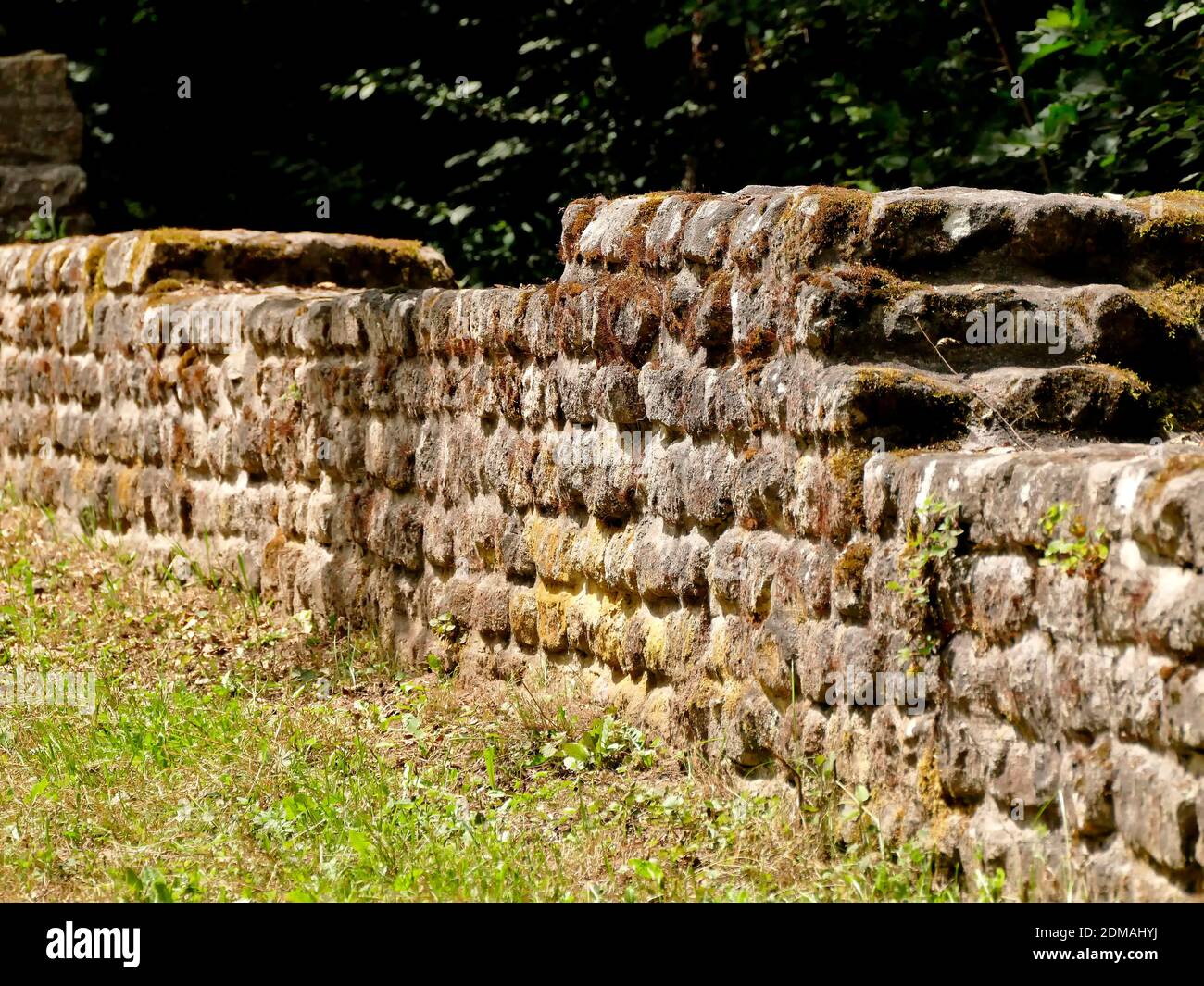 Wall Of An Historic Celtic Monument Hidden In A German Forest Stock ...