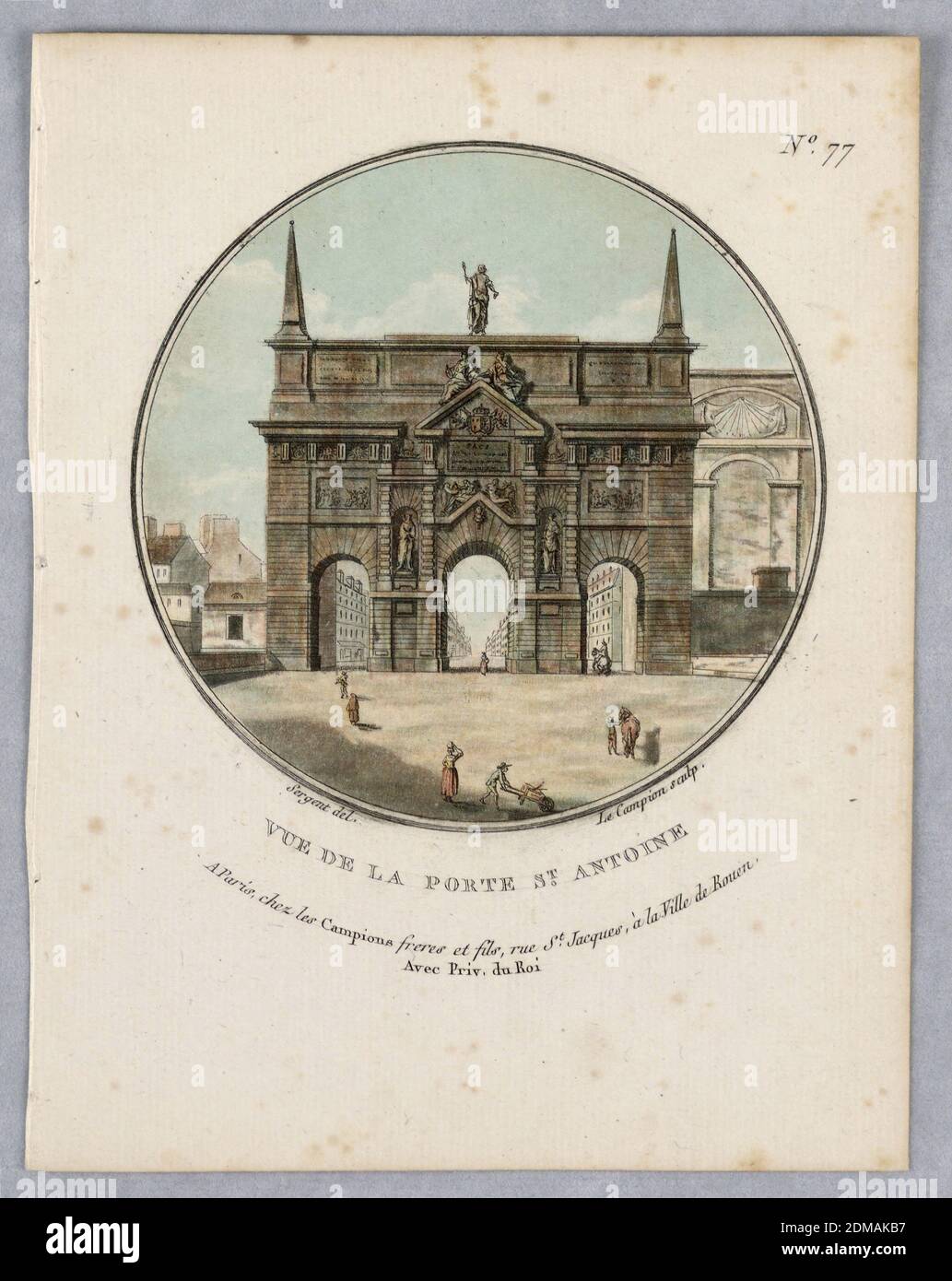 Large stone triple arch hi-res stock photography and images - Alamy