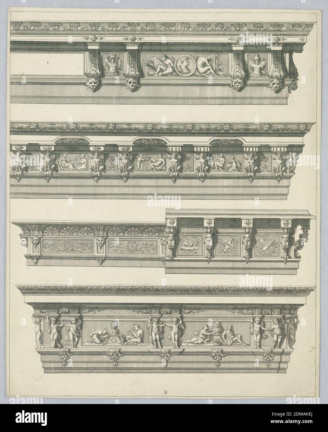Four cornice designs hi-res stock photography and images - Alamy