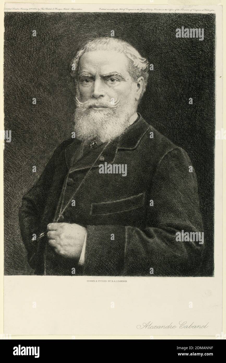 Portrait of alexandre cabanel hi-res stock photography and images - Alamy