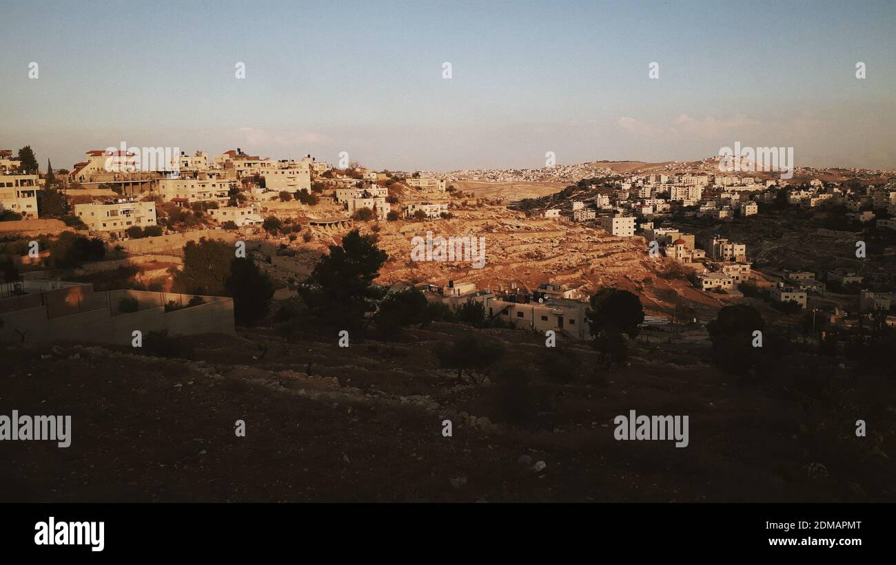 Bethlehem landscape sunset hi-res stock photography and images - Alamy