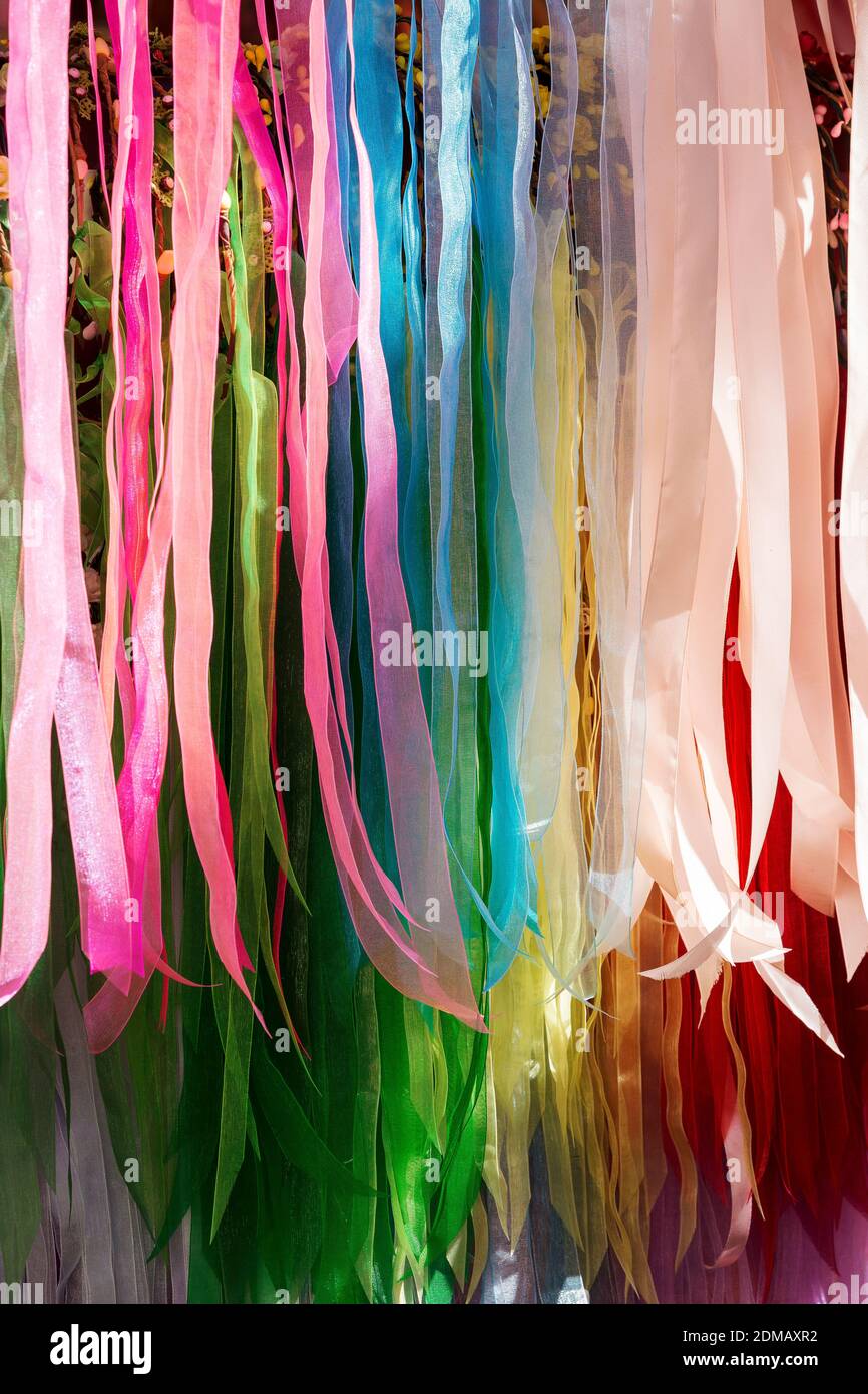 Red satin border stripes hi-res stock photography and images - Alamy