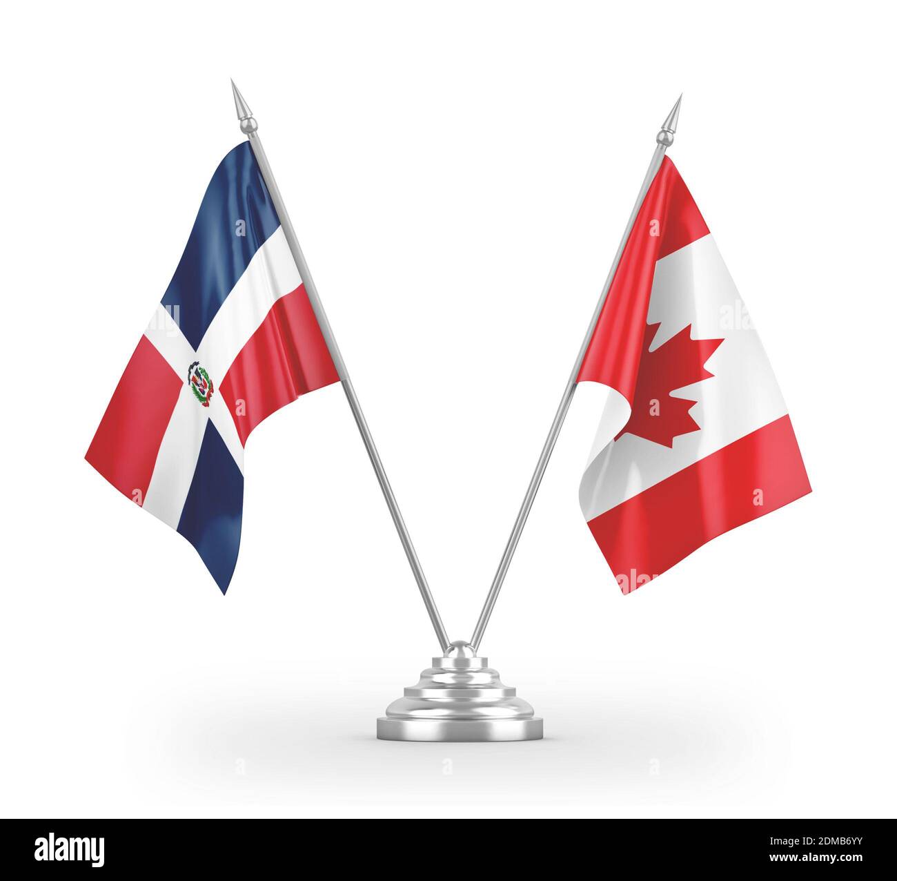 Dominican republic canada flag hi-res stock photography and images - Alamy
