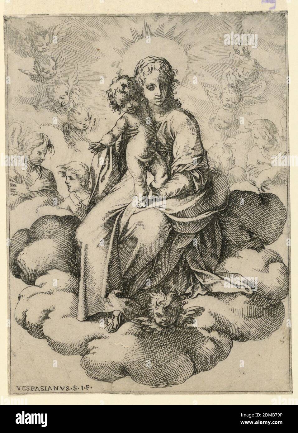 The Virgin and Child, Vespasiano Strada, Italian, 1582 - 1622 ...