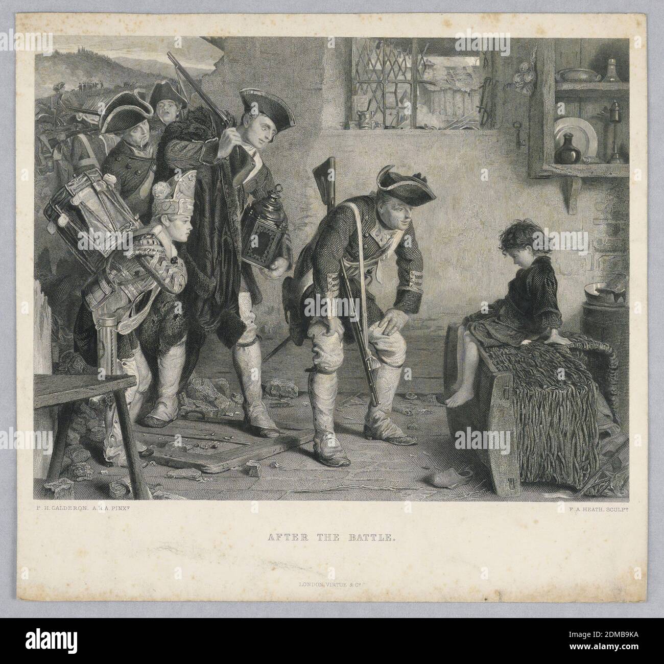 After the Battle, F.A. Heath, British, active 19th century, Steel ...