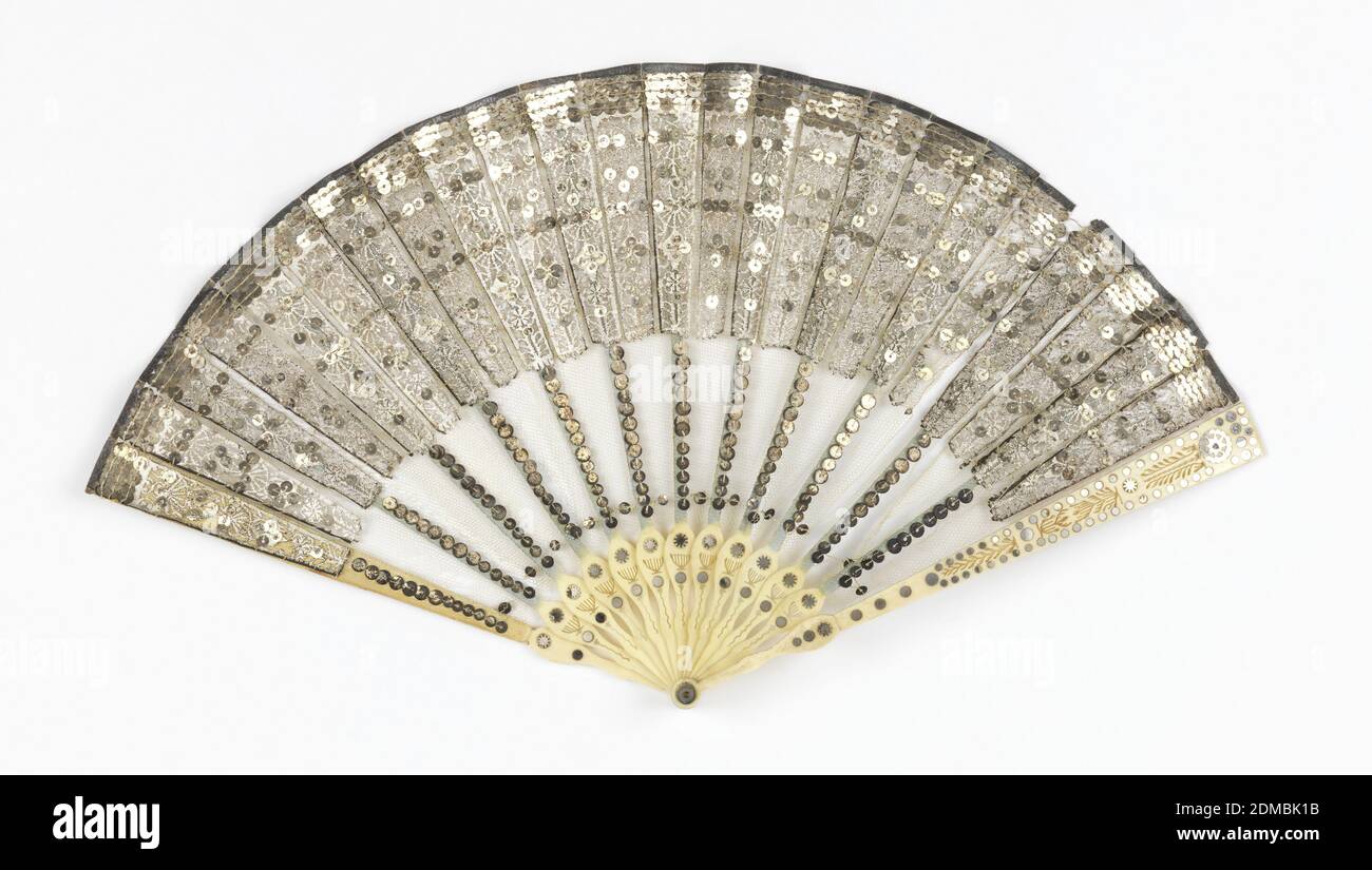 Ivory folding fan Cut Out Stock Images & Pictures - Alamy