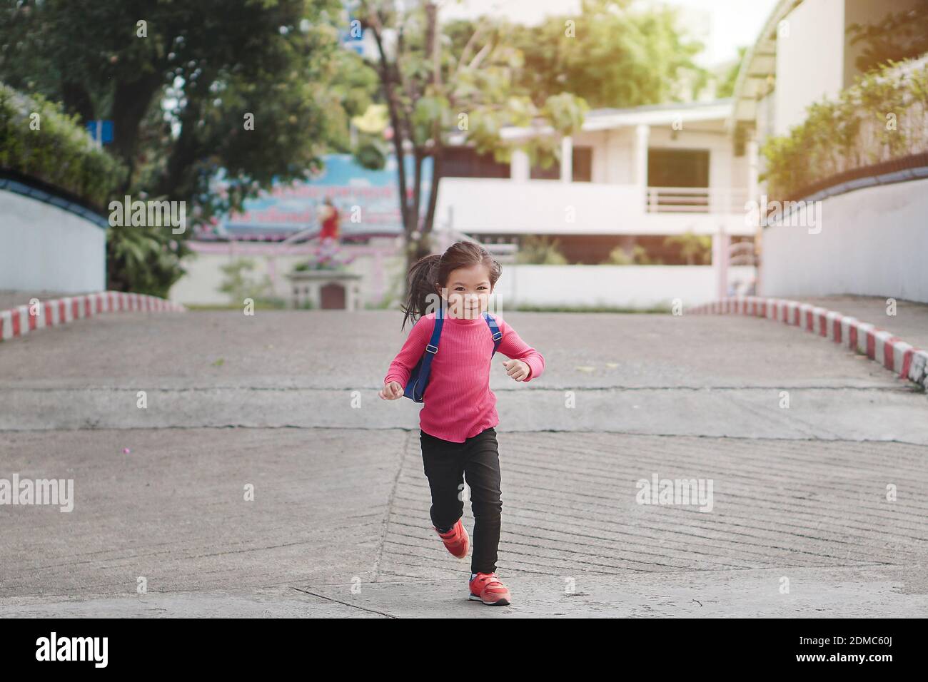 School kids running recess hi-res stock photography and images - Alamy