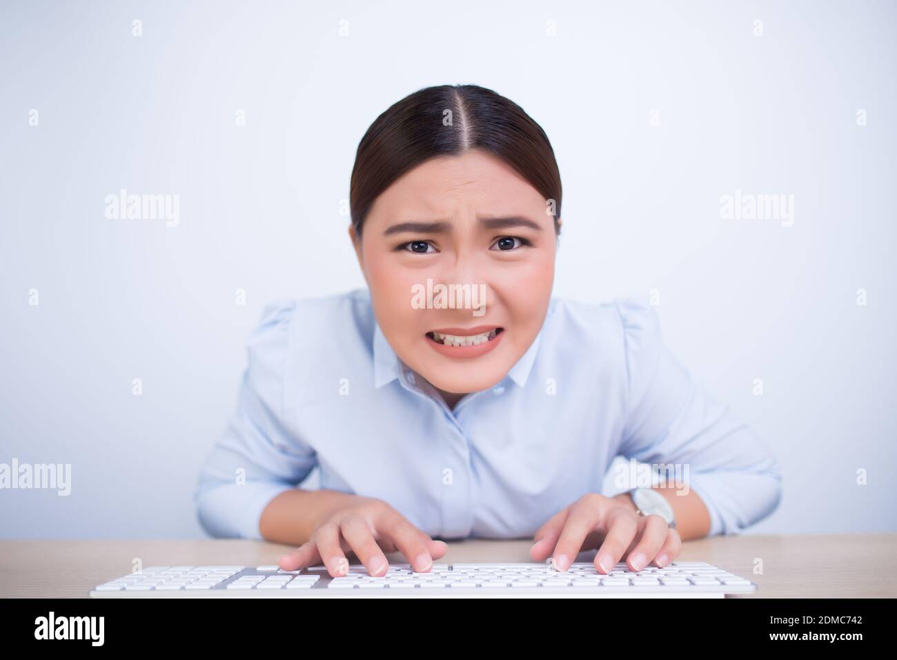 Nerd Typing On Keyboard High Resolution Stock Photography and Images ...
