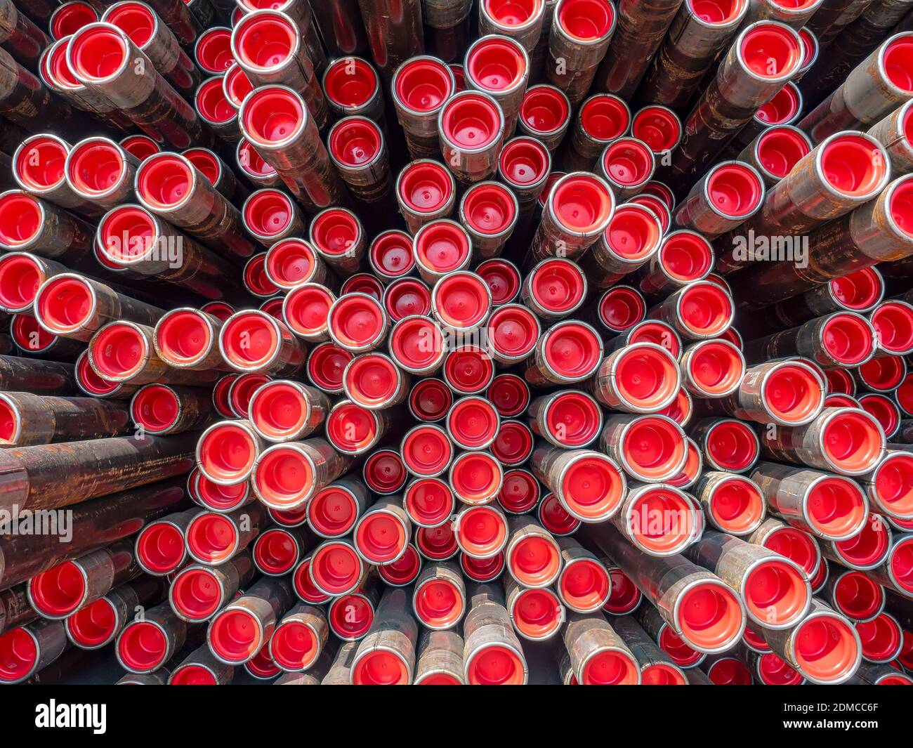 Drill pipe stack hi-res stock photography and images - Alamy