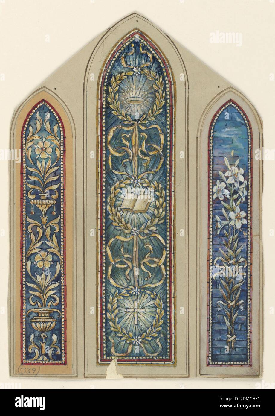 Arched stained glass window hi-res stock photography and images - Alamy