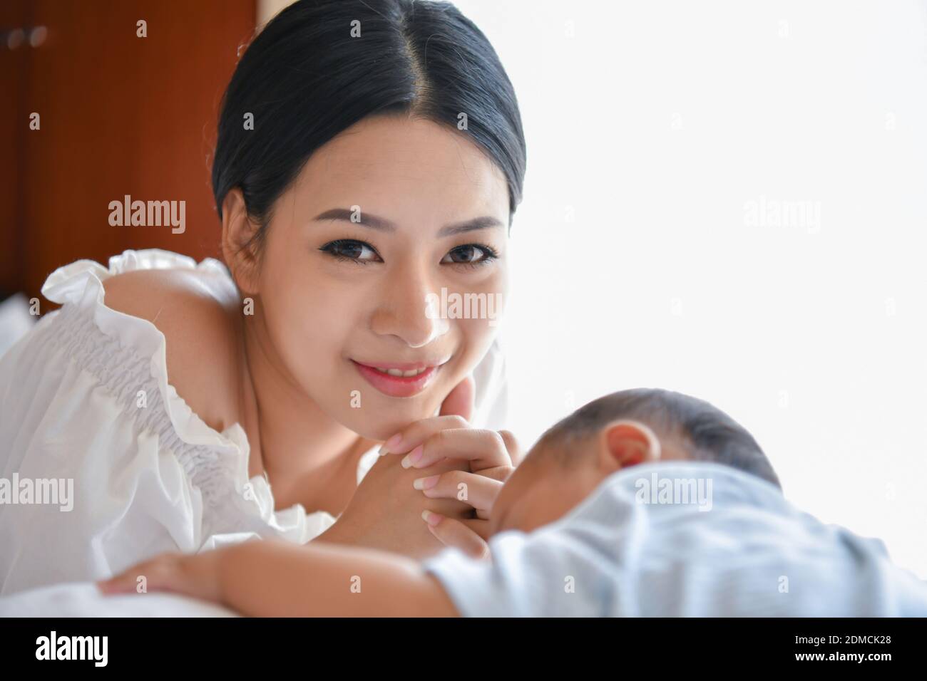 Mother fussing son hi-res stock photography and images - Alamy