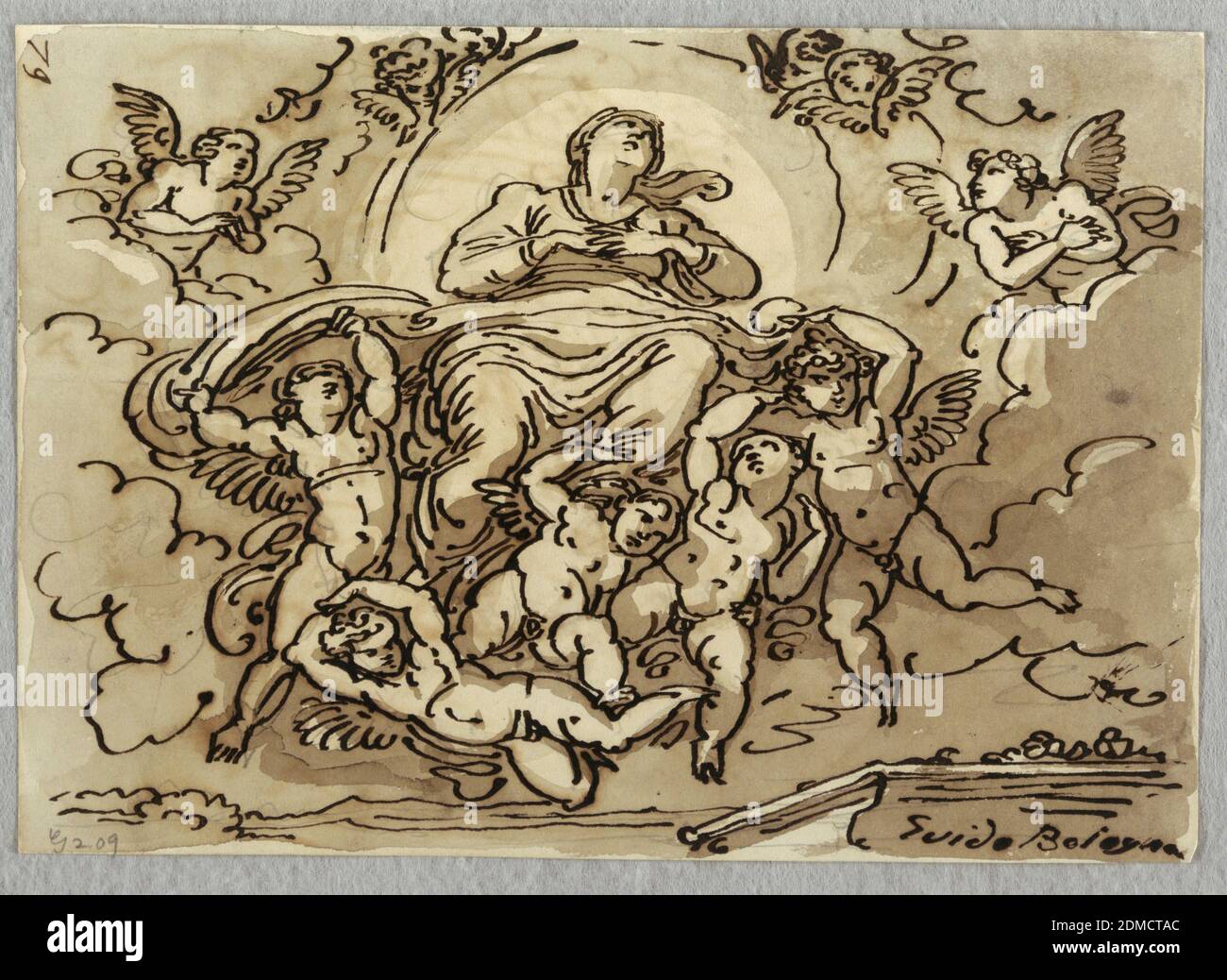 The Annunciation of the Virgin, After Guido Reni, Felice Giani, Italian ...