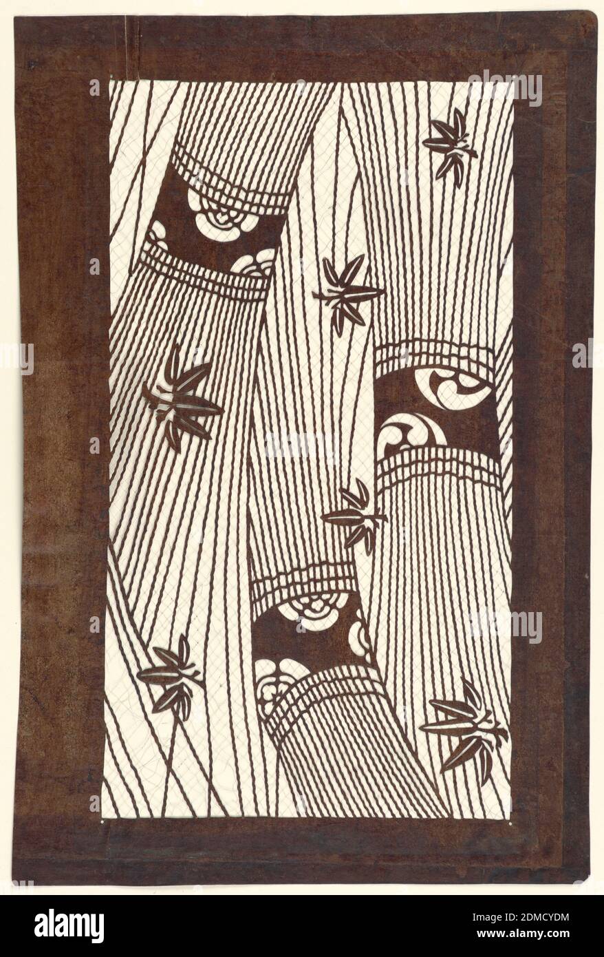 Reed Brushes and Bamboo Leaves, Mulberry paper (kozo washi) treated ...