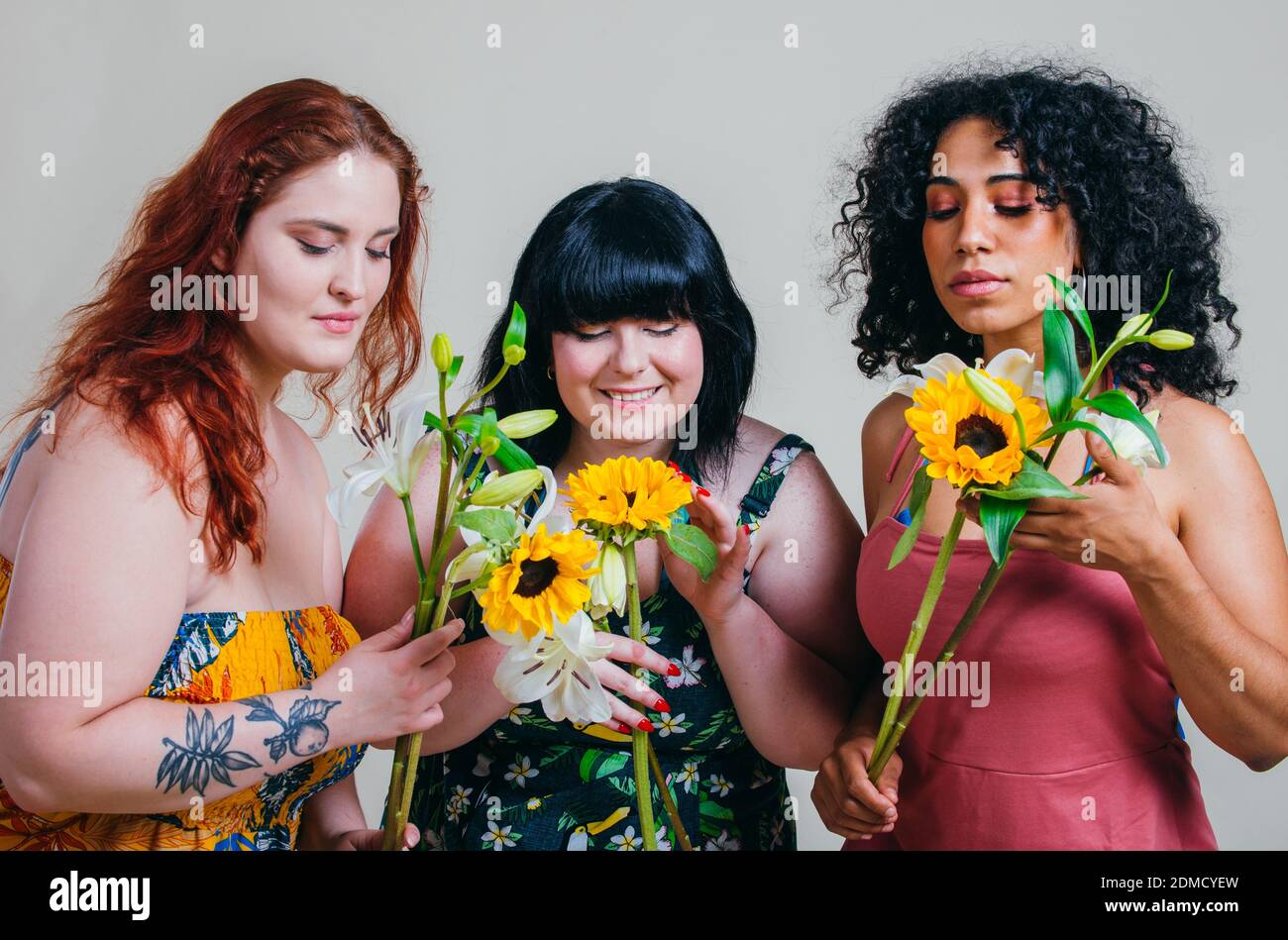 Overweight woman party dress hi-res stock photography and images - Alamy