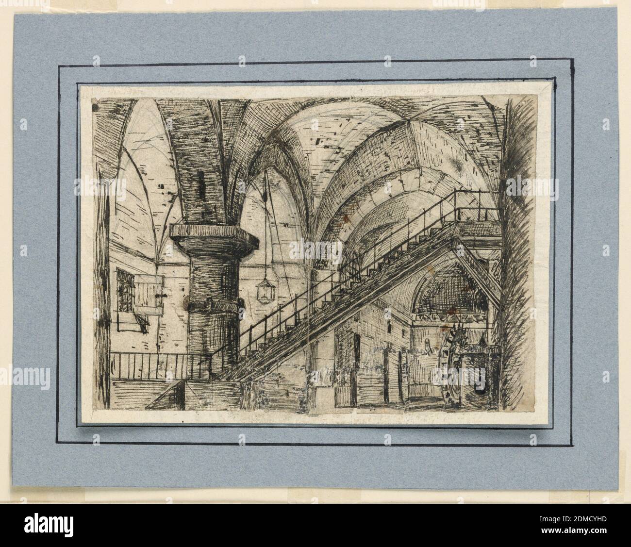 High vaulted prison hall hi-res stock photography and images - Alamy