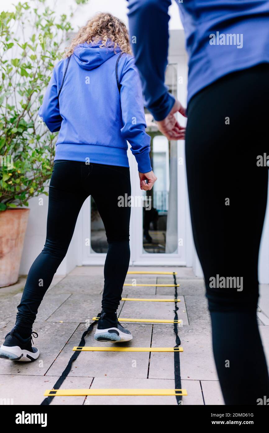 Agility Ladder High Resolution Stock Photography and Images - Alamy