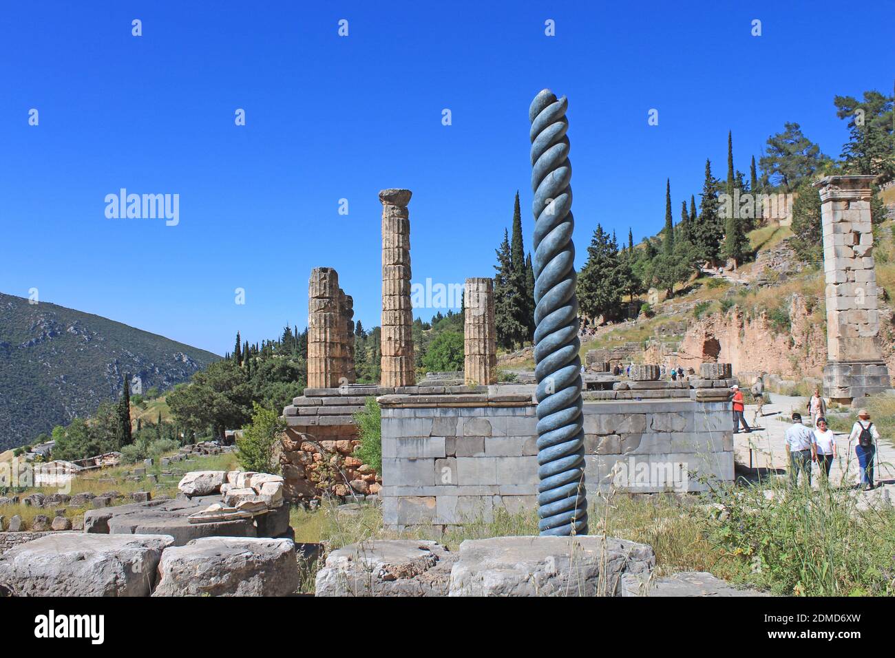Delphes temple hi-res stock photography and images - Alamy