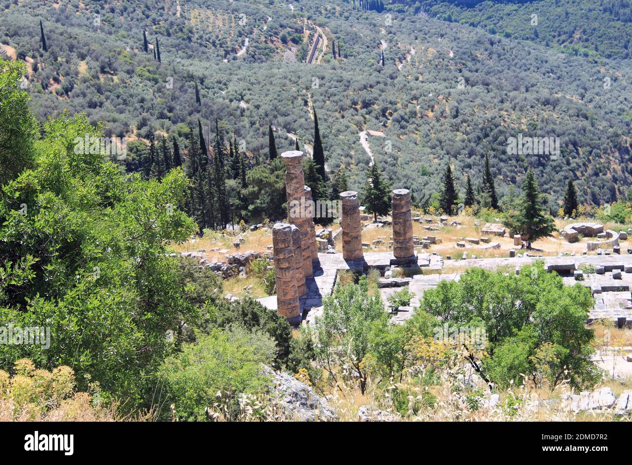 Delphes temple hi-res stock photography and images - Alamy