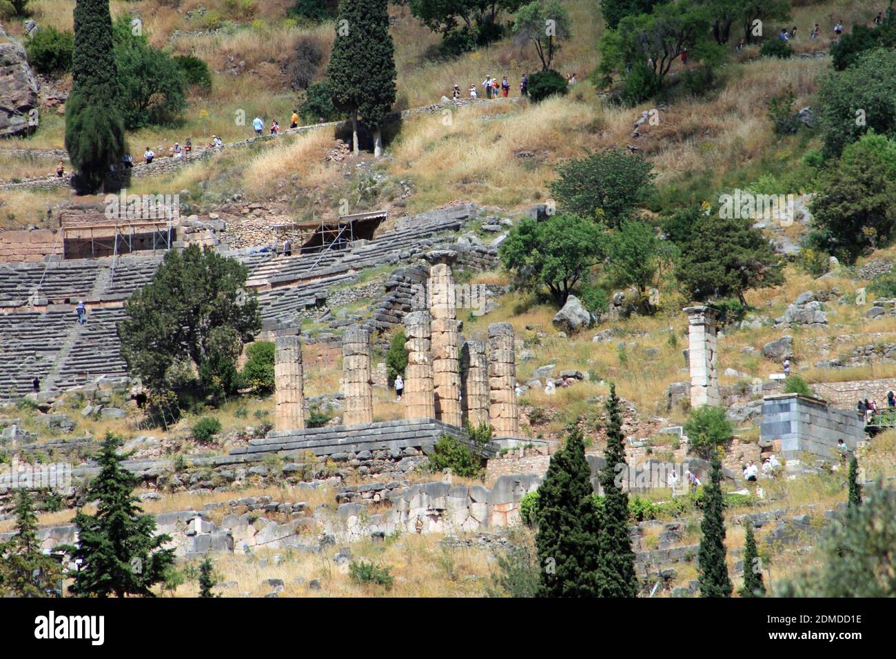 Delphes temple hi-res stock photography and images - Alamy