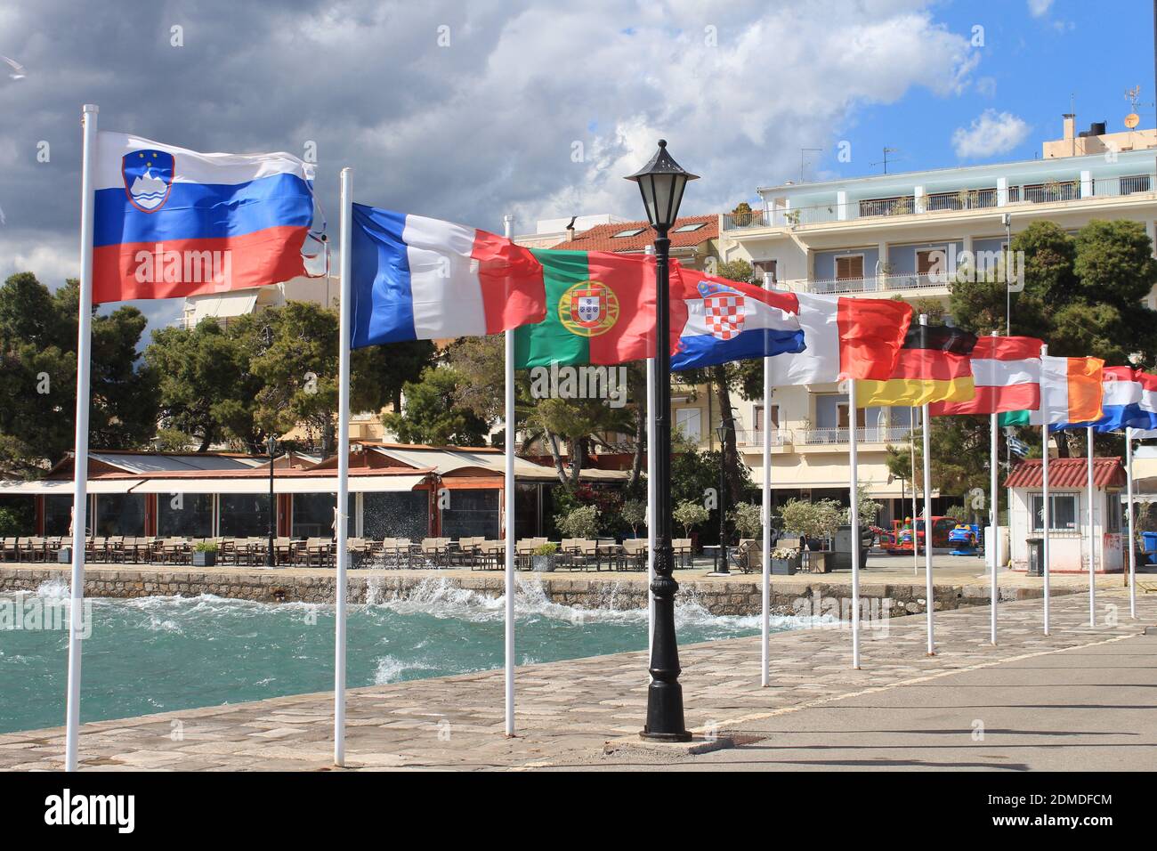 Grèce, ville et port d'Itéa Stock Photo - Alamy
