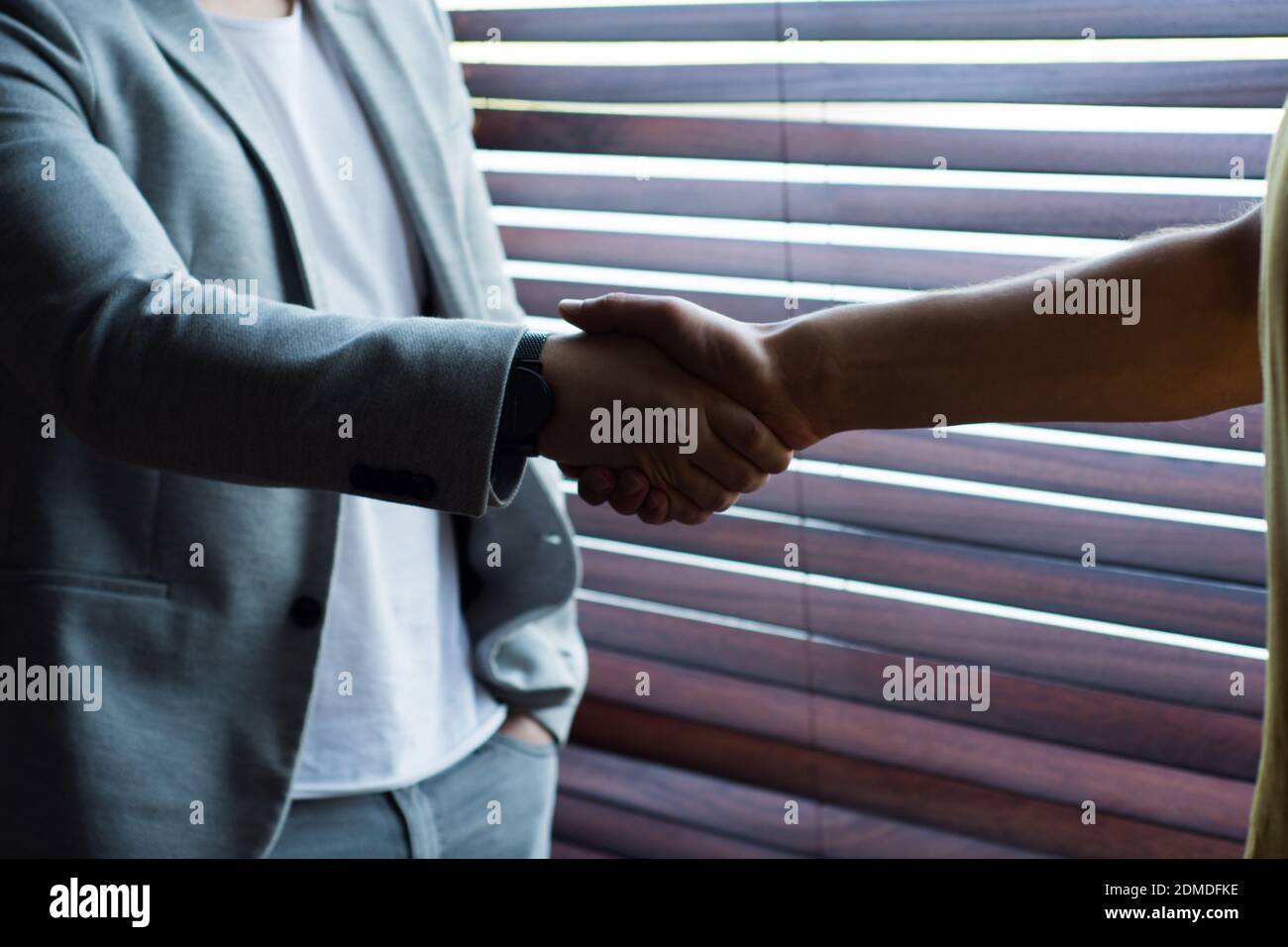 Lets shake hi-res stock photography and images - Alamy