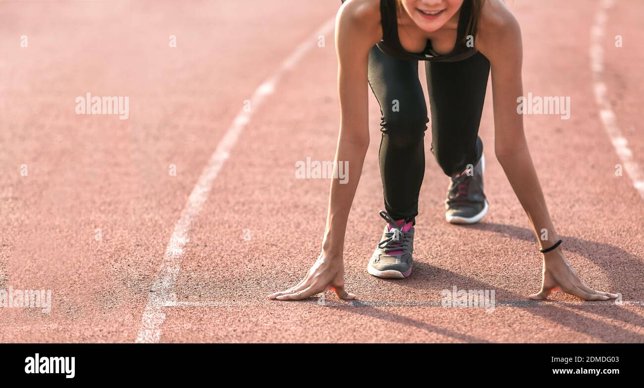 Athlete ready start relay race hi-res stock photography and images - Alamy