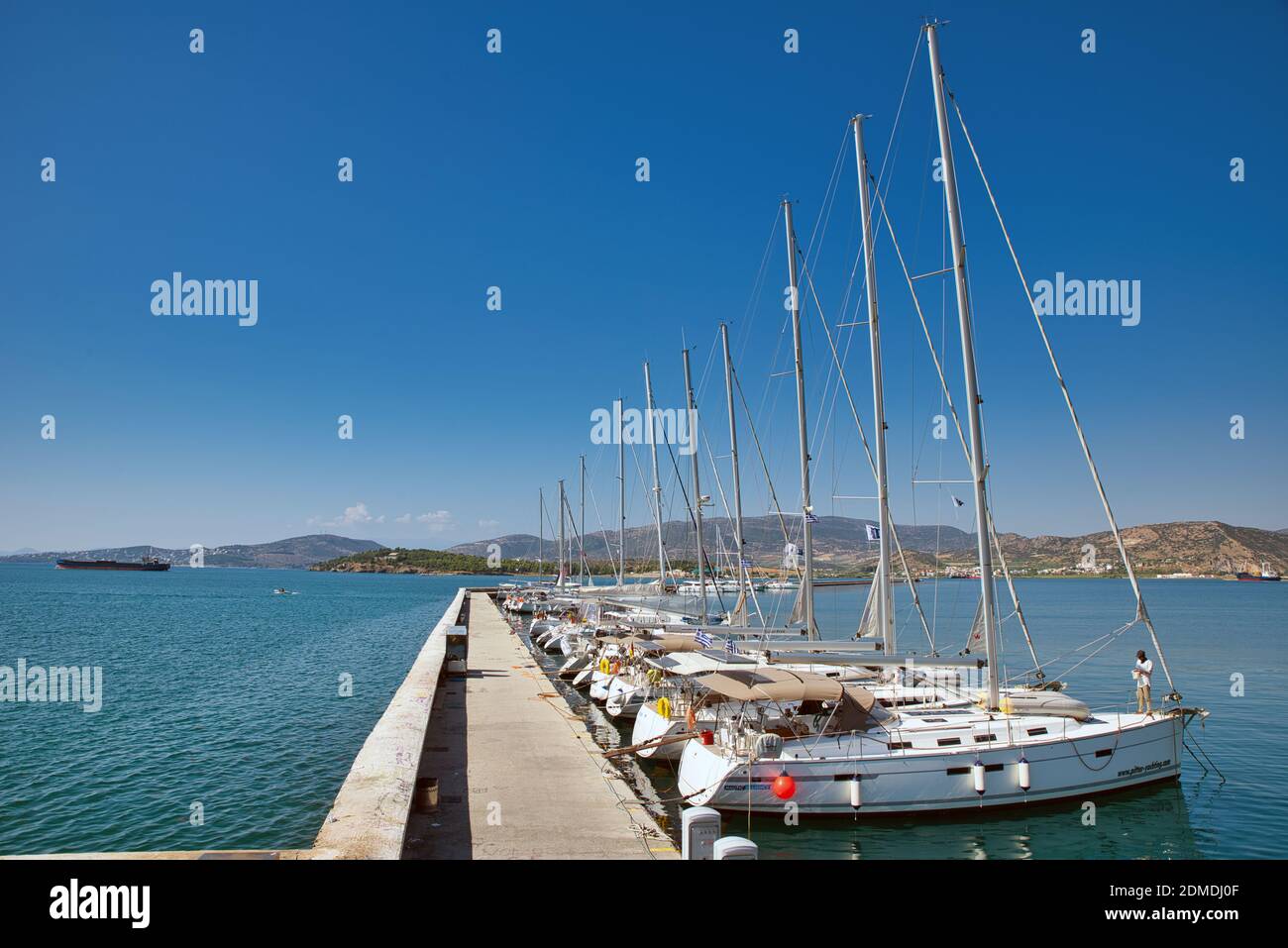 VOLOS, GREECE - Apr 04, 2020: Greece, Volos 4/4/2020 Volos city ...