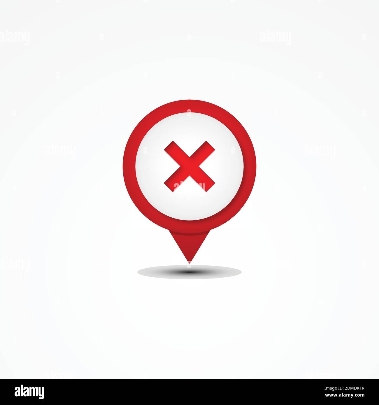 Creative combination multiplied mathematics symbol and map pointer ...
