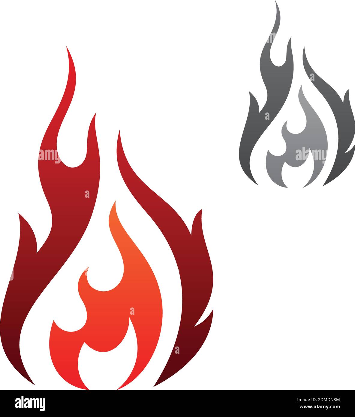 Simple Flames Vector