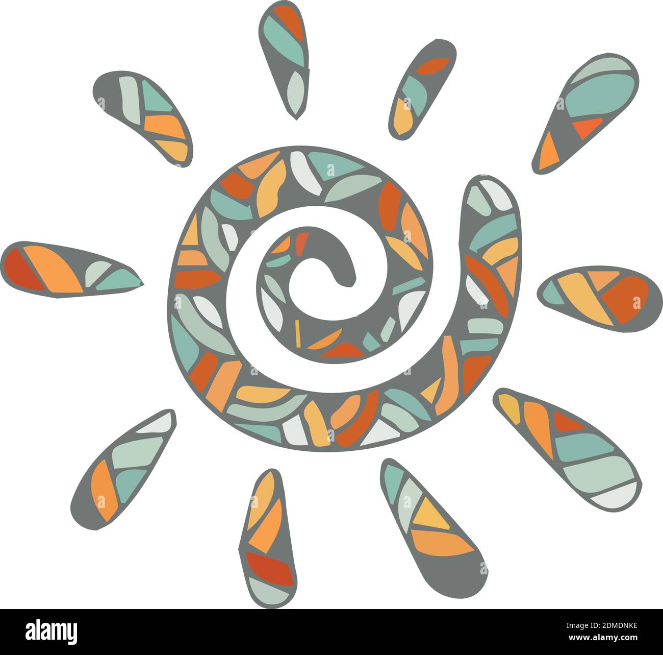 Simple abstract sun ethnic hi-res stock photography and images - Alamy